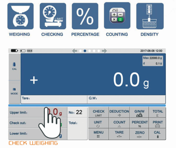 20kg/0.1g electronic balance with USB